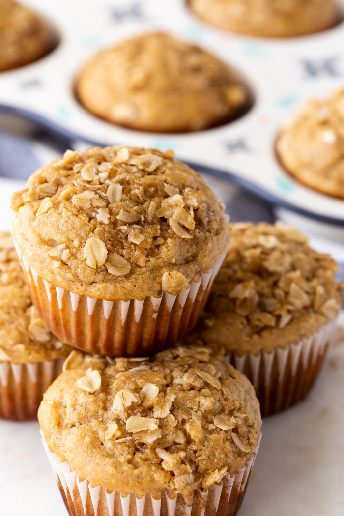 Peanut Butter Banana Oat Muffins Easy Peasy Meals