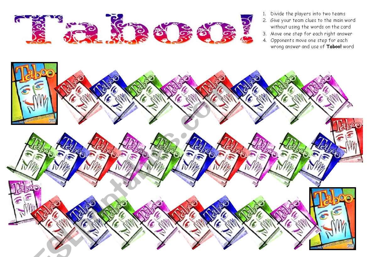 Taboo Board Game Rules Ihsanpedia