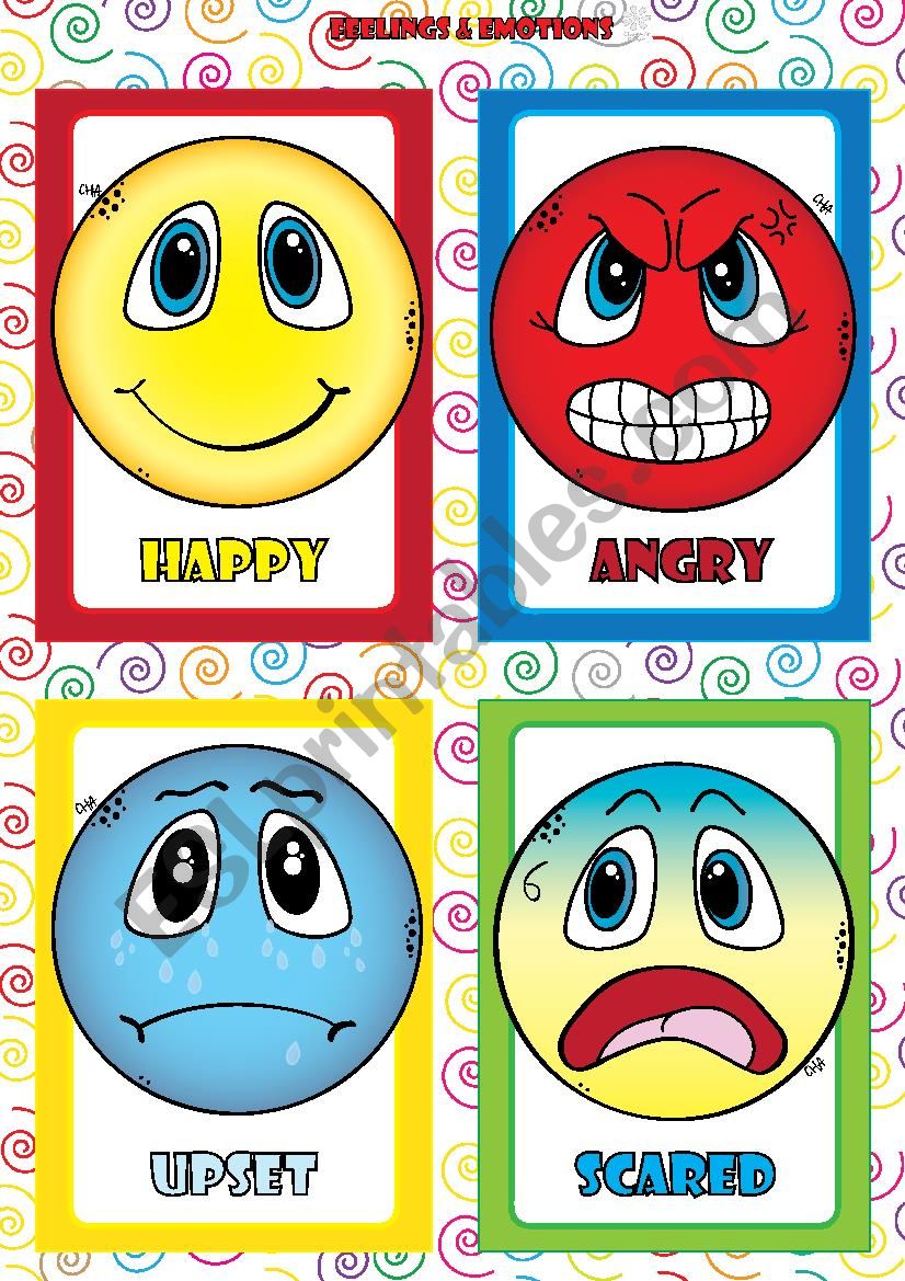 Feelings Flashcards Free Printable Printable Word Searches