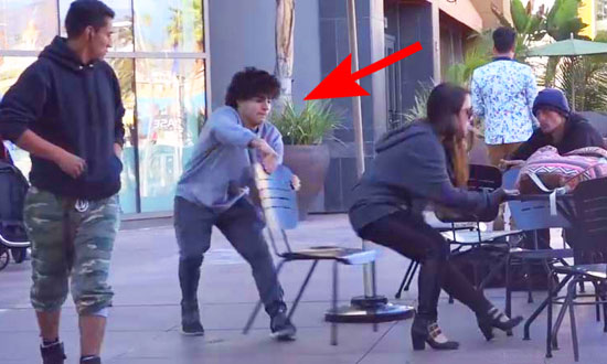 See What Happens When This Guy Pulls Chair Out From Under Girls Hilarious