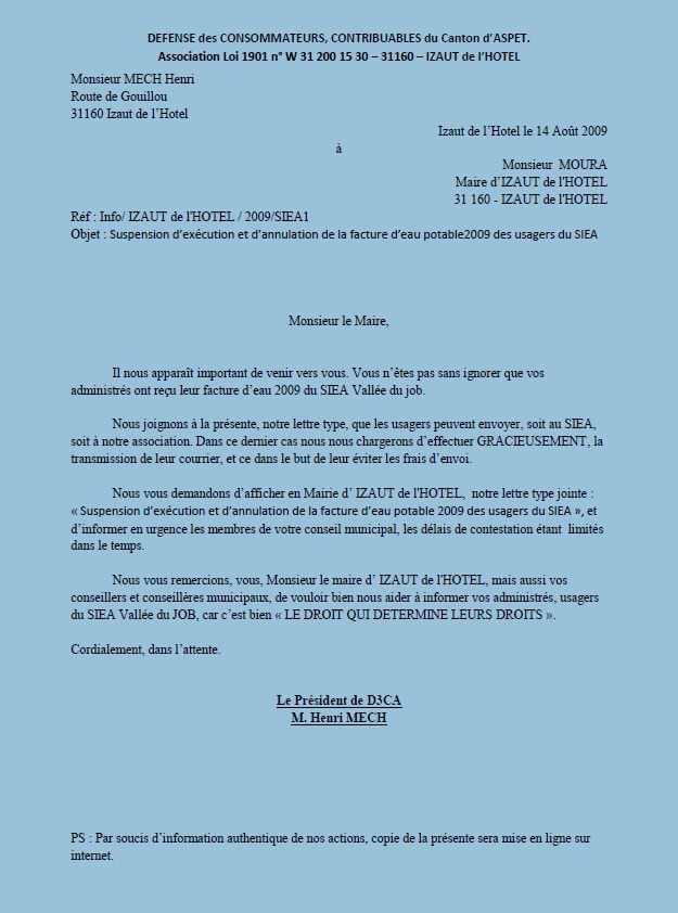 Lettre Type De Contestation De Facture Edf Financial