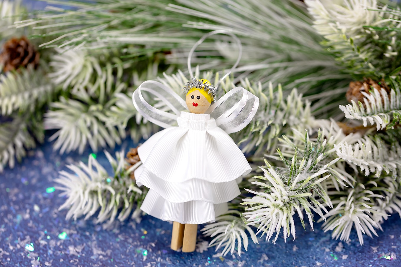 How To Make A Christmas Angel Ornament Fireflies And Mud Pies