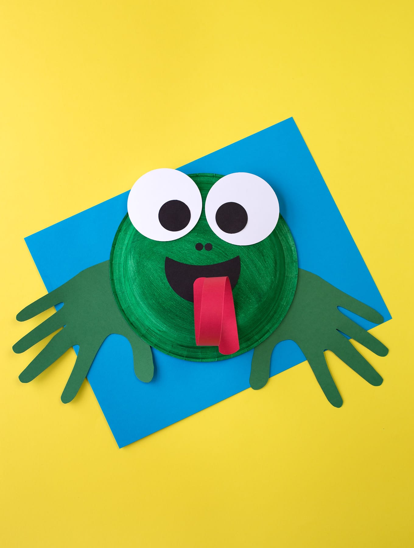 How To Make A Paper Plate Frog Craft