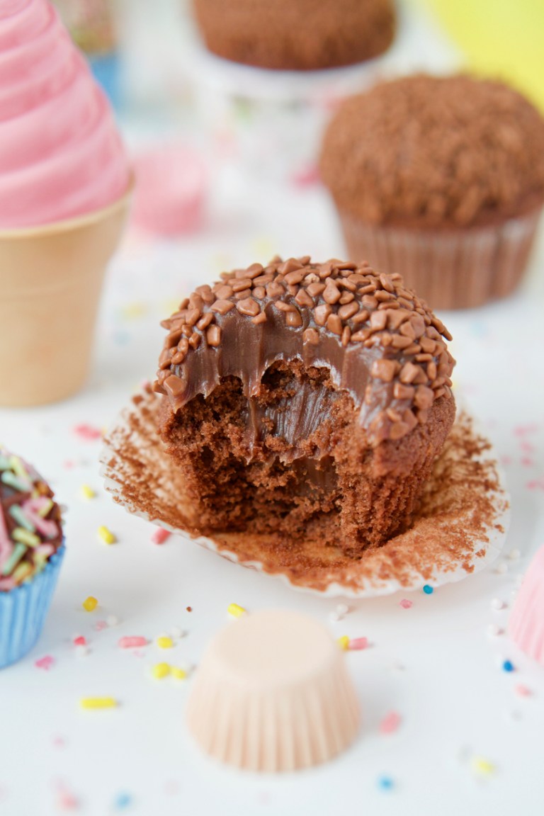 Cupcake De Brigadeiro Flamboesa