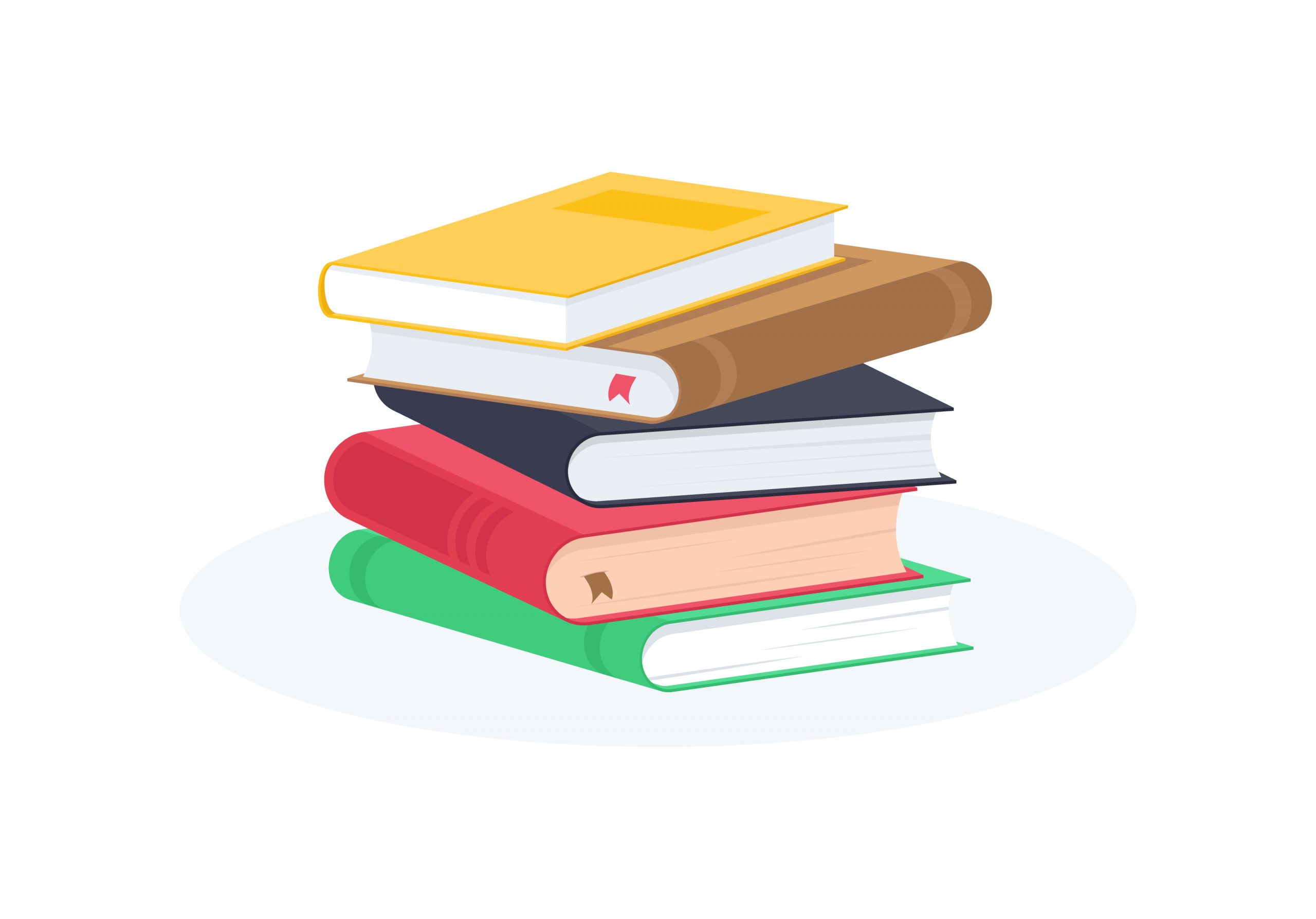 Stack Of Books Vector Frebers