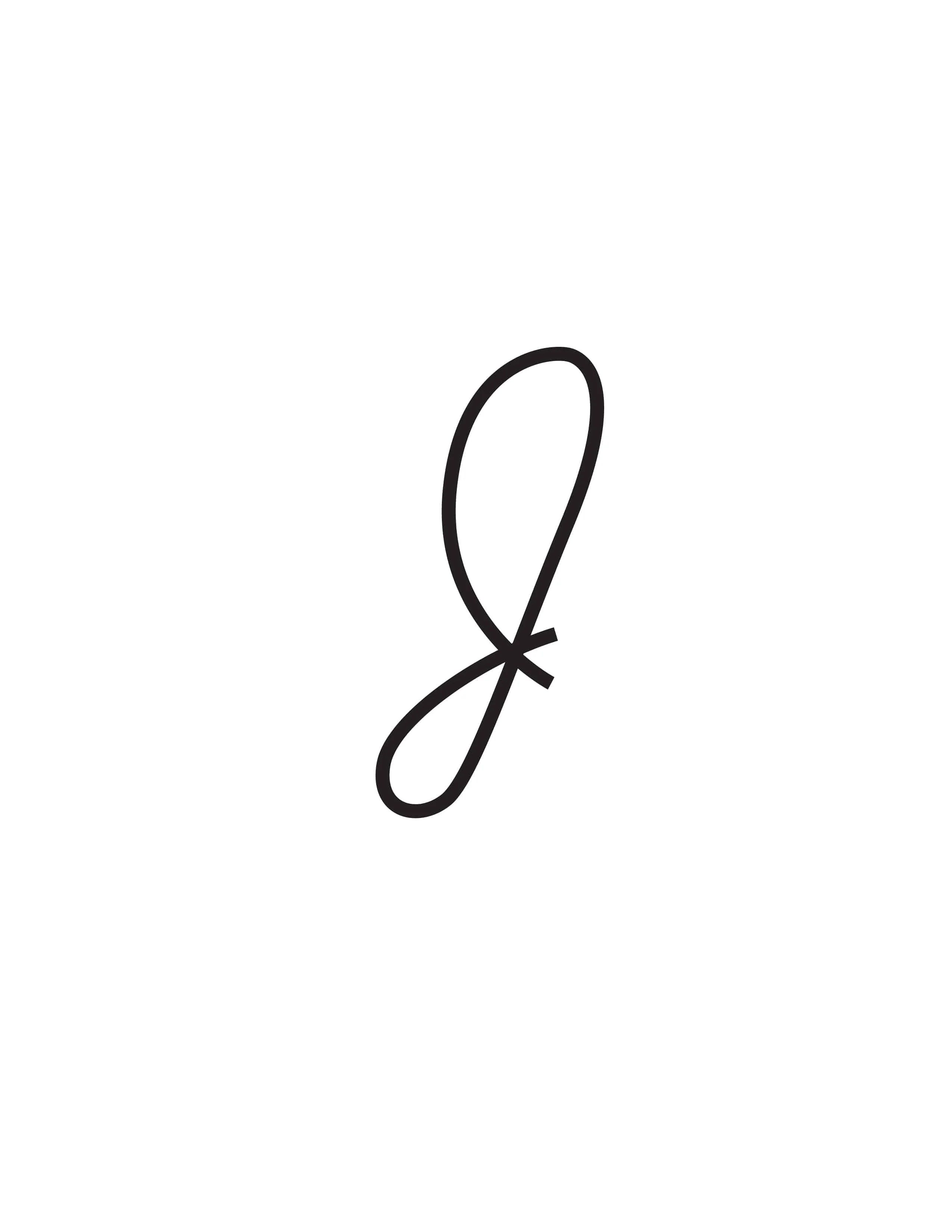 How To Write A Cursive J