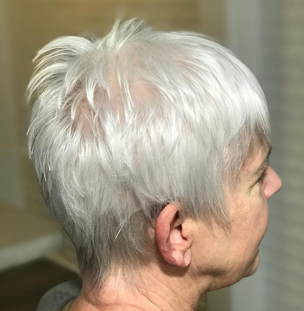 Incredible Hairstyles For Over 70 White Hair References Nino Alex