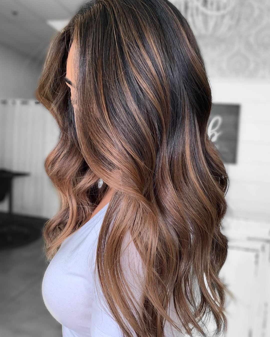 50 Dark Brown Hair With Highlights Ideas For 2022 Hair Adviser