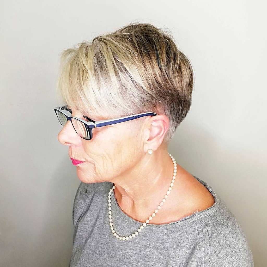 20 Short Haircuts For Women Over 60 With Fine Hair Trends Exterior And