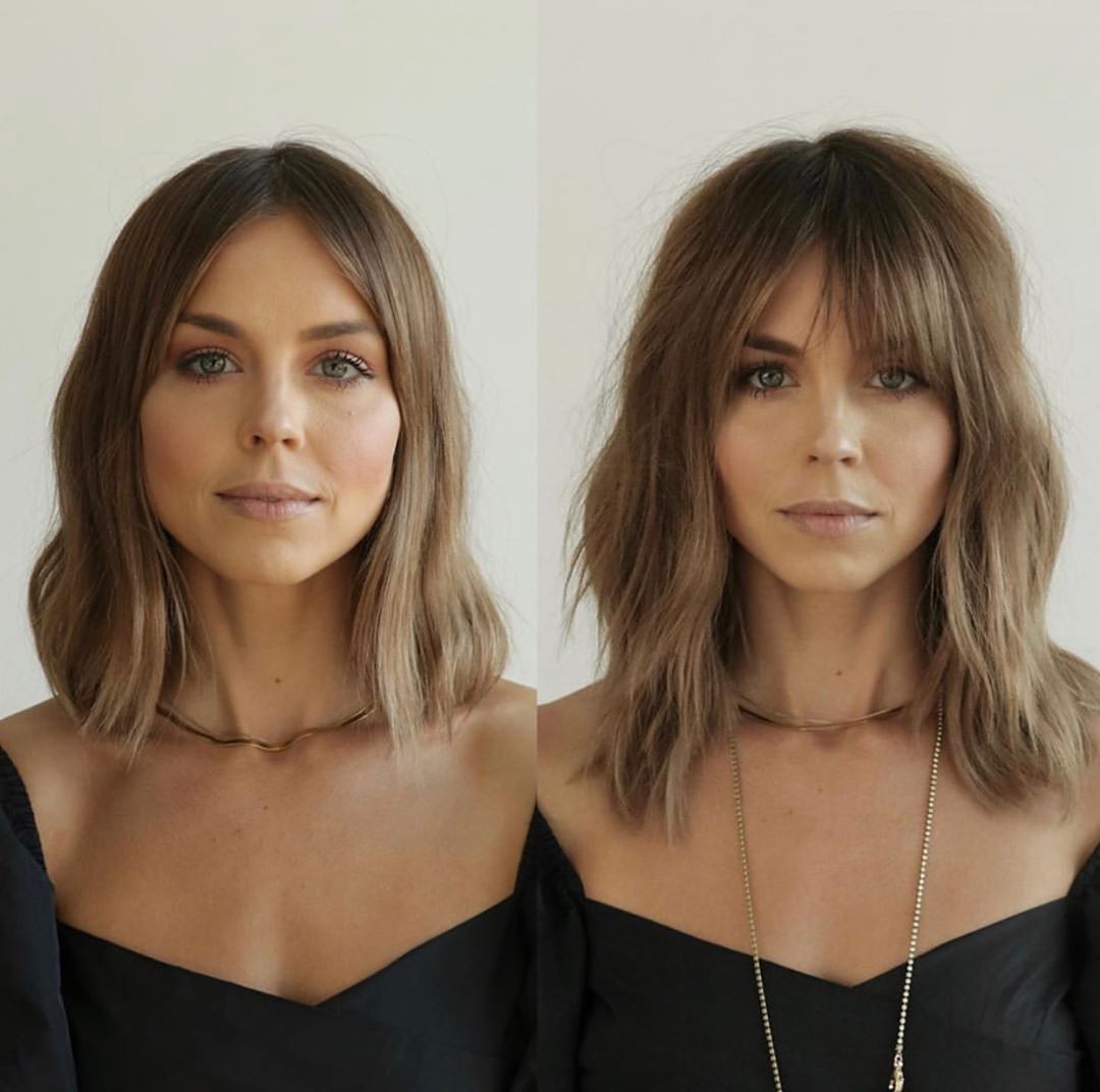 50 Most Trendy And Flattering Bangs For Round Faces In 2024 Hadviser