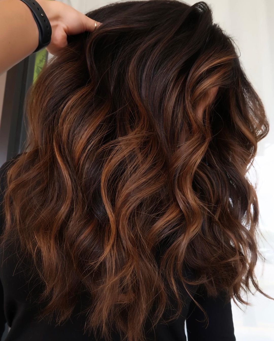 Top 48 Image Brown Hair Caramel Balayage Vn