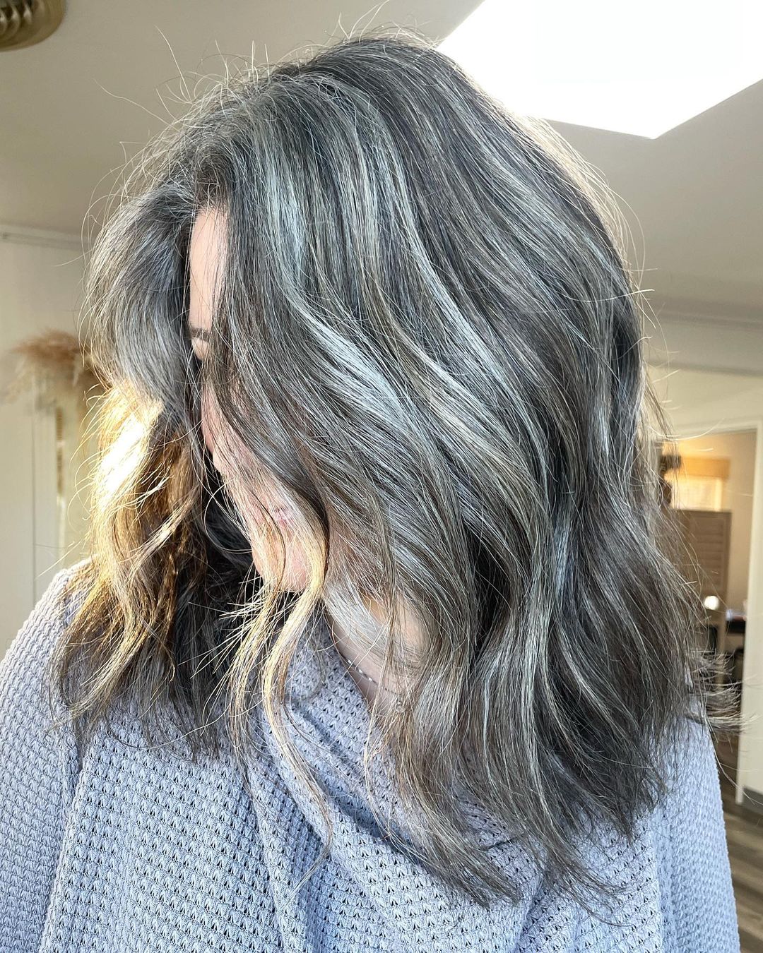 30 Coolest Ideas On Gray Blending For Dark Hair Hair Adviser