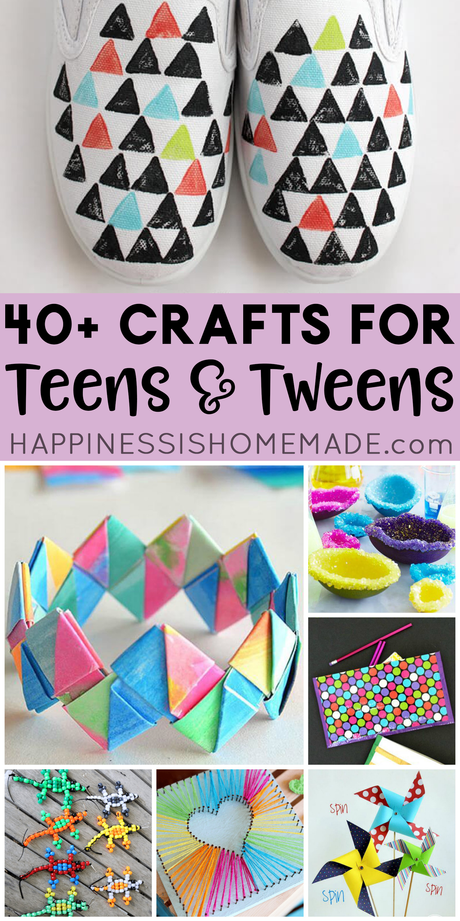 40 Easy Crafts For Teens And Tweens Happiness Is Homemade