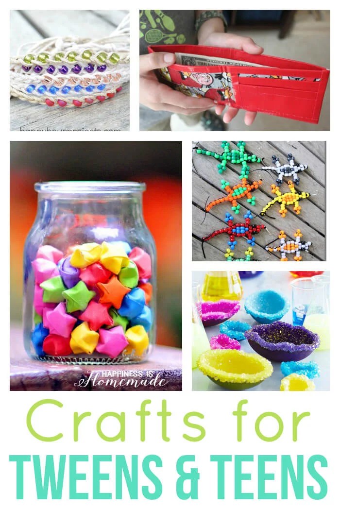 40 Easy Crafts For Teens And Tweens Happiness Is Homemade