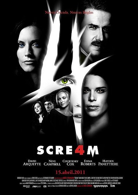 Scream Scream And Scream Again Another Scream 4 Poster Heyuguys
