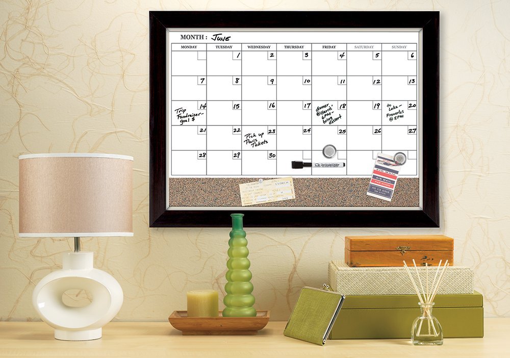Dry Erase Calendar With Cork Board Printable Word Searches