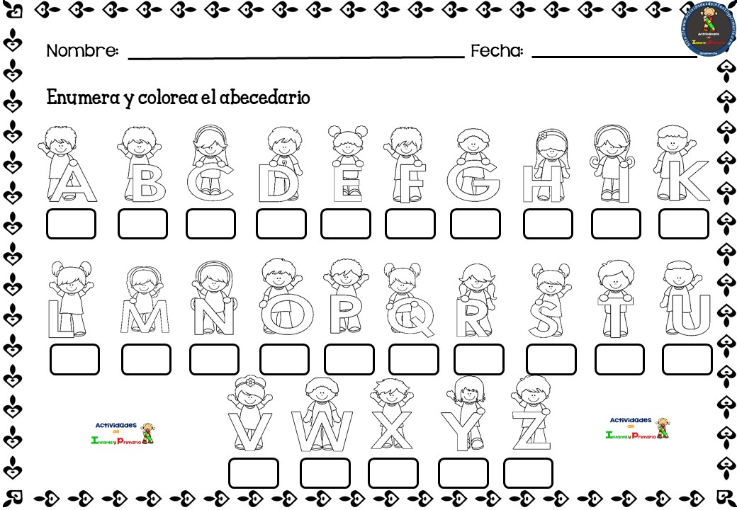 Actividades Para Aprender El Abecedario 4 Imagenes Educativas