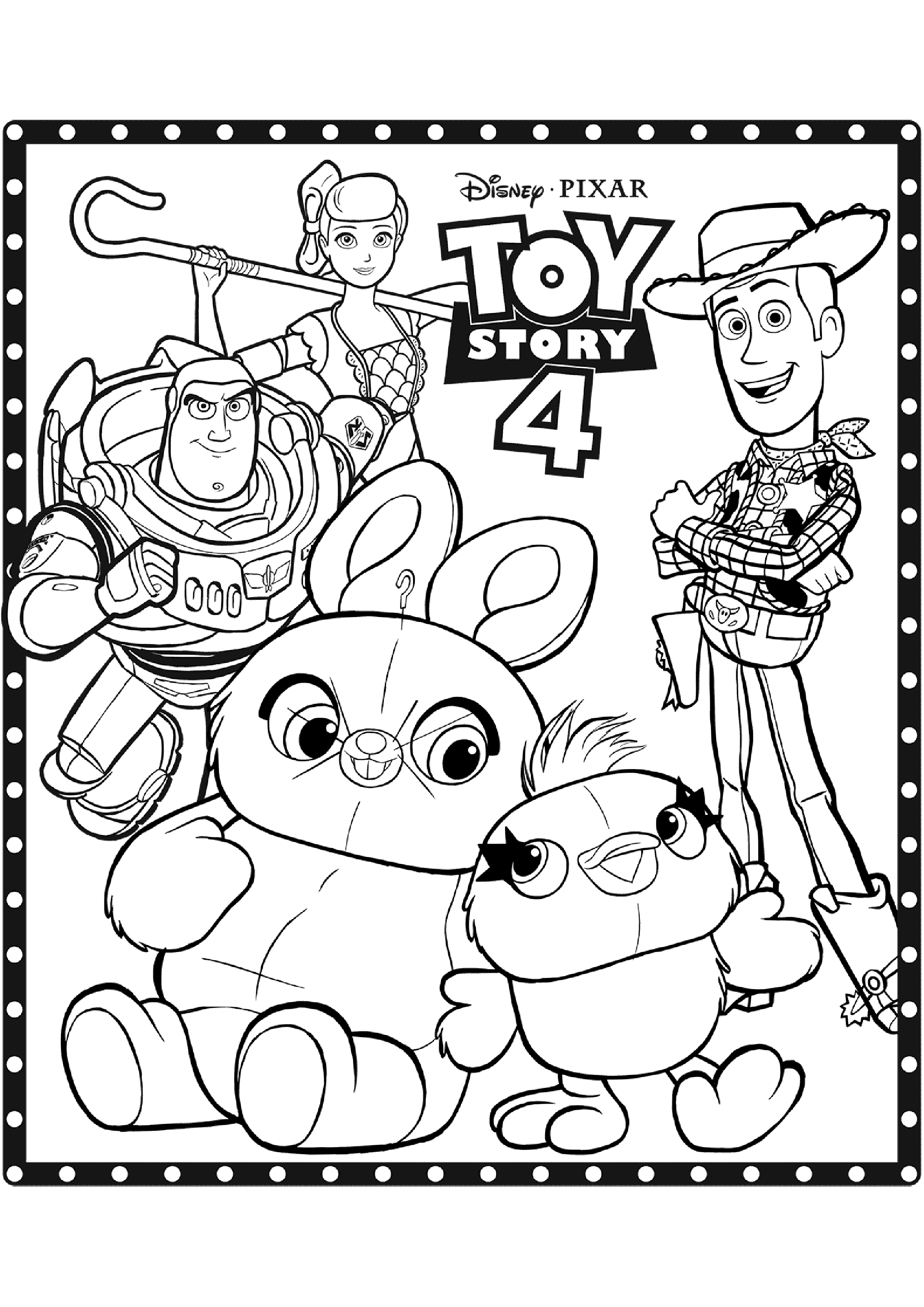 Toy Story Coloring Pages Printable Free