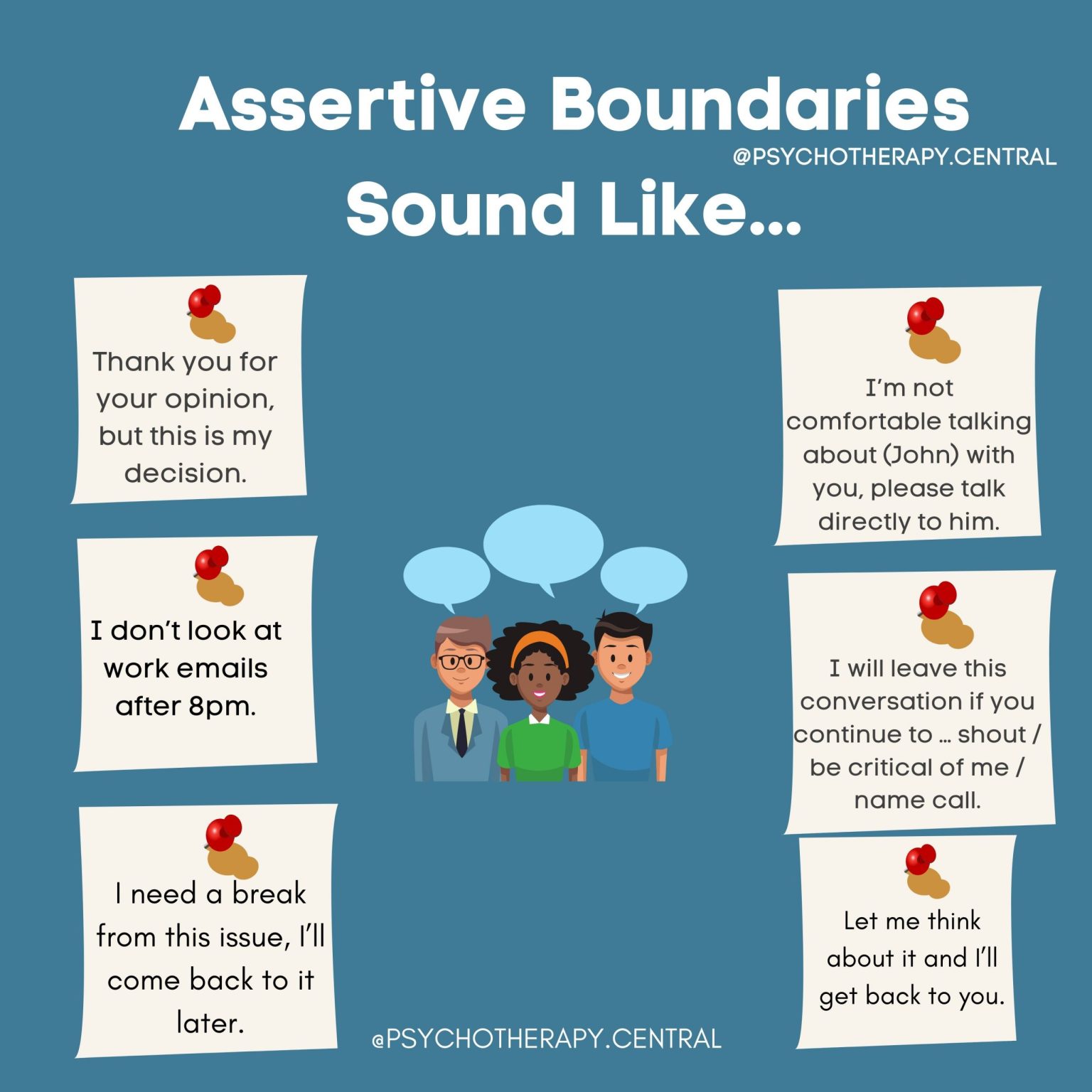 Assertive Boundaries Sound Like