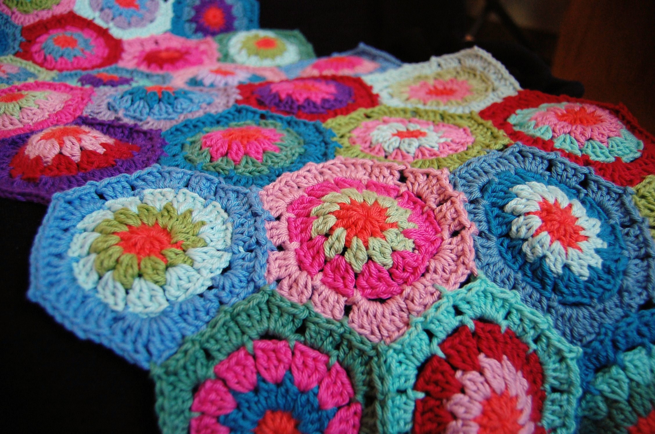 Crochet Hexagon Blanket Part Ii