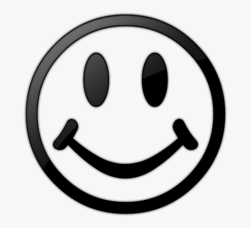 Smiley Face Clip Art Black And White