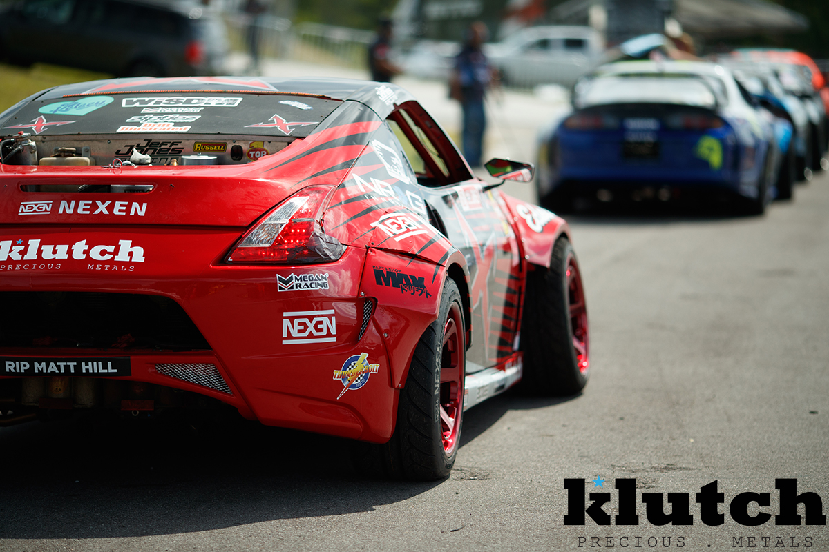 Jeff Jones 370z Fd Drift Car Slc2 18in Galaxy Red Klutchwheels