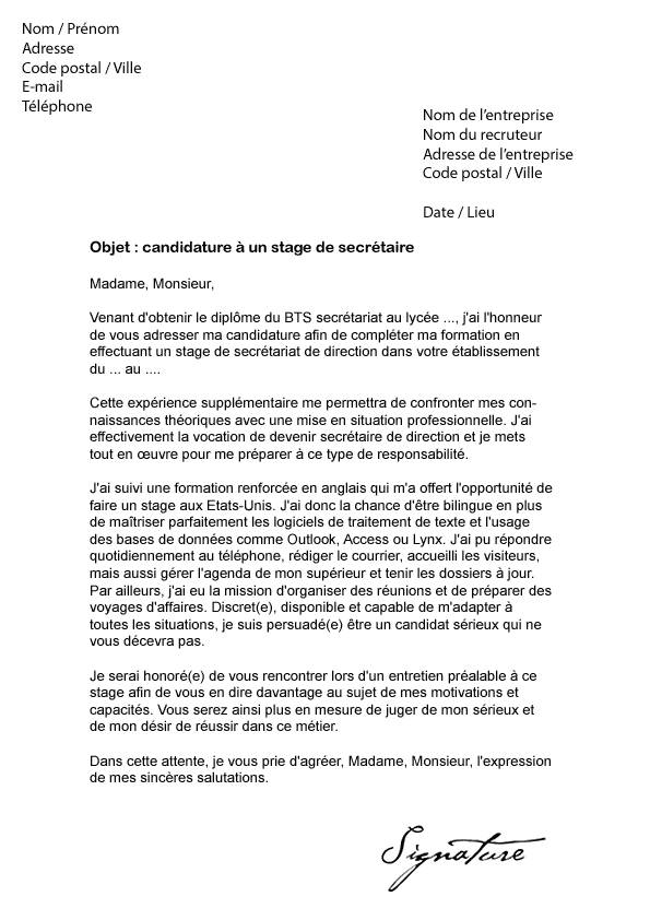 Lettre De Motivation Secrétaire Médicale Débutant Modè