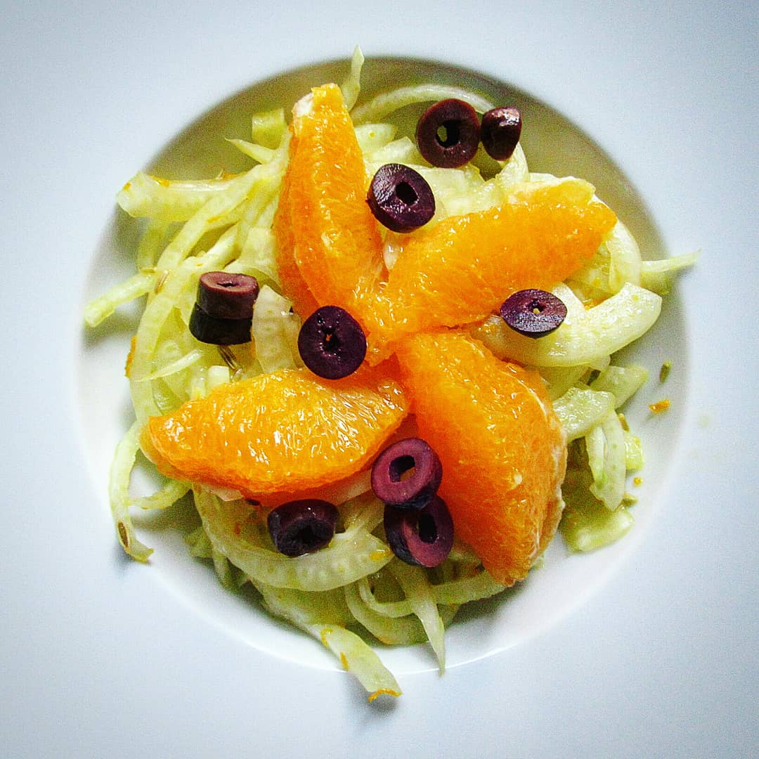 La Recette De La Salade Au Fenouil Et à Lorange