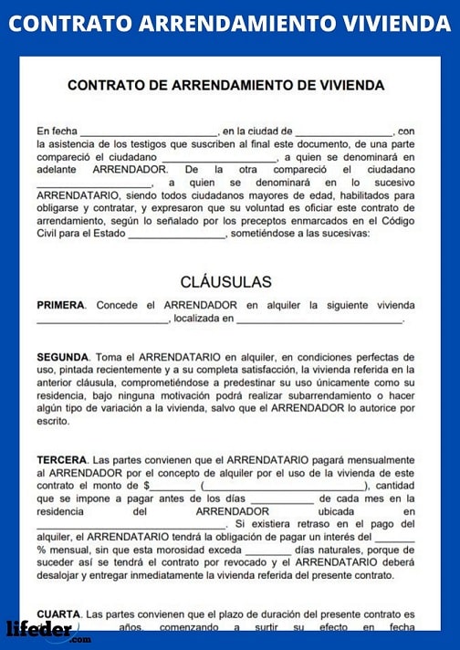 Modelo De Contrato De Arrendamiento De Habitacion Para Estudiantes