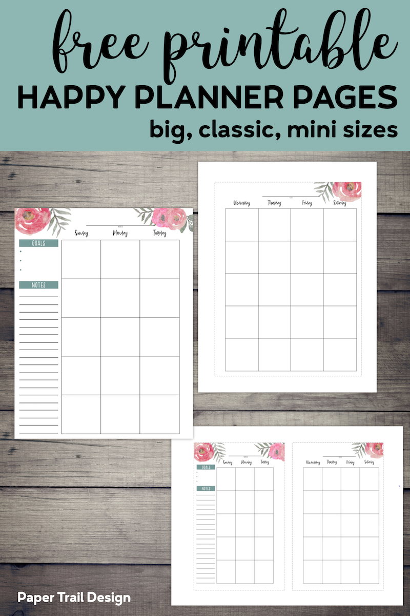 Happy Planner Free Printables Each Planner Printable Can Be Totally