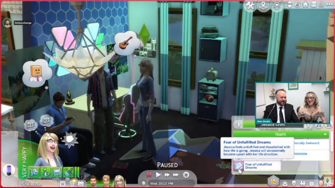 The Sims 4 July 2022 Base Game Update Platinum Simmers