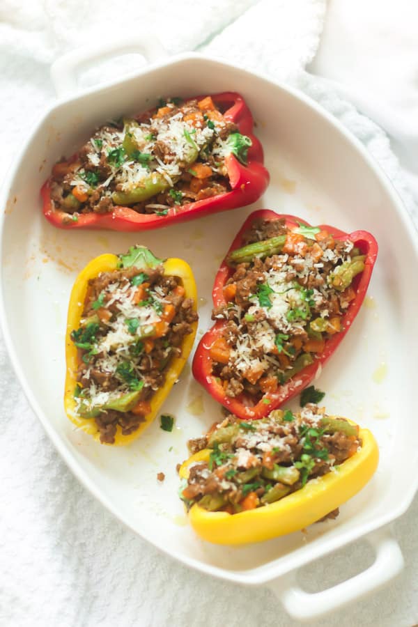 Easy Ground Turkey Stuffed Peppers Primavera Kitchen