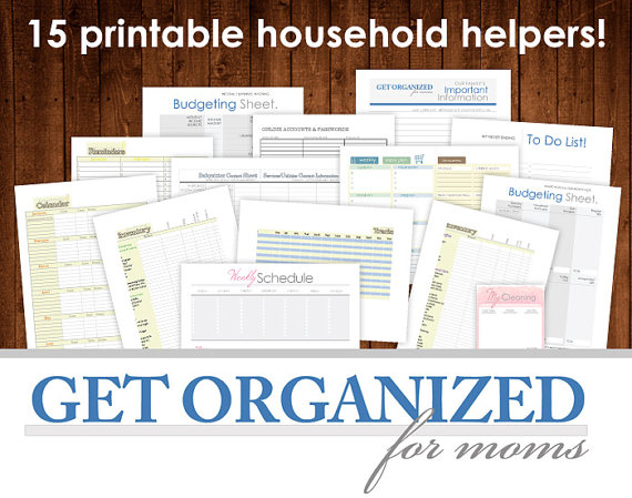 Organized Mom Printables