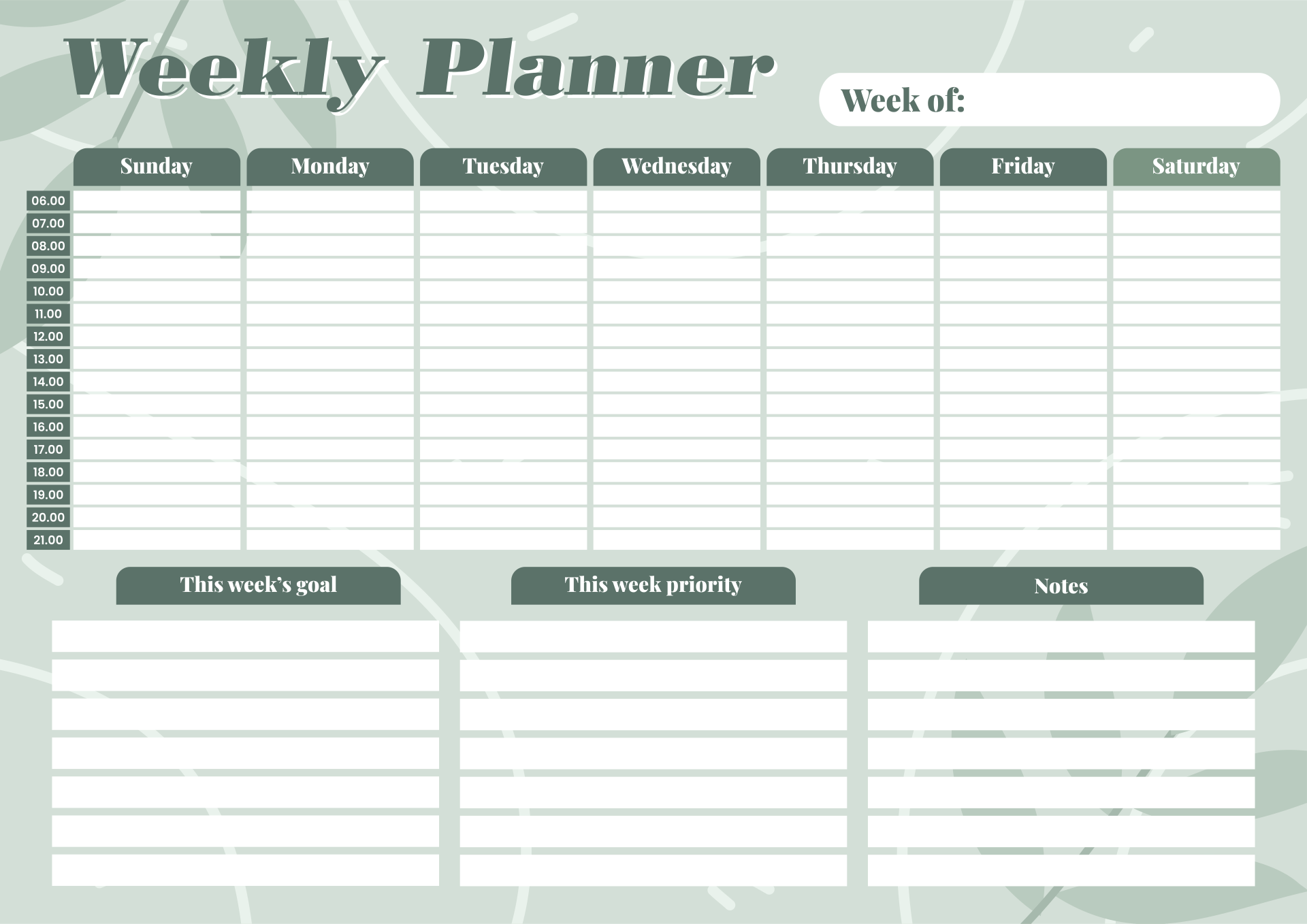 Printable Hourly Planner Ad Free Shipping On Qualified Ordersprintable