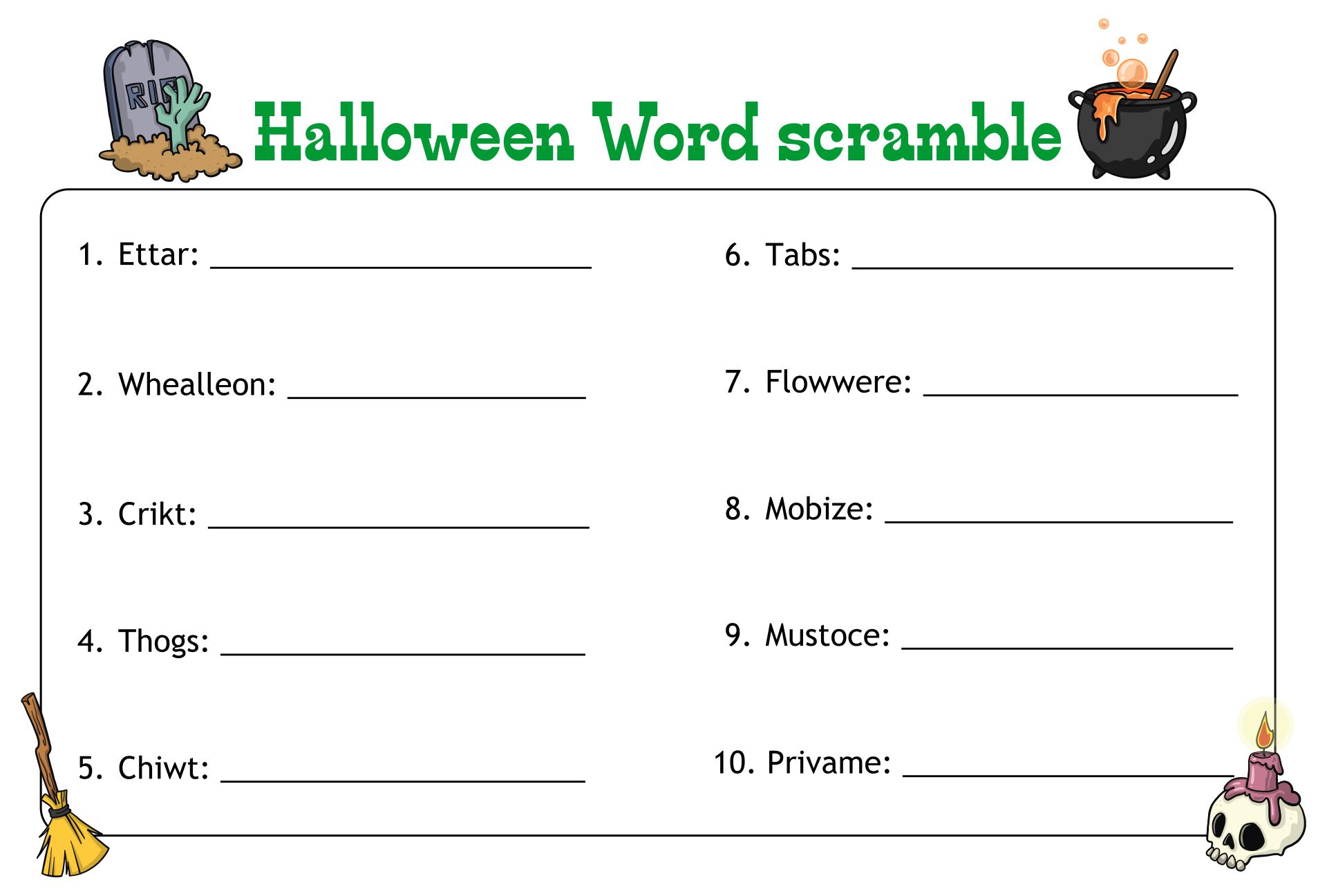 Printable Halloween Word Scramble Printable Word Searches Hot Sex Picture