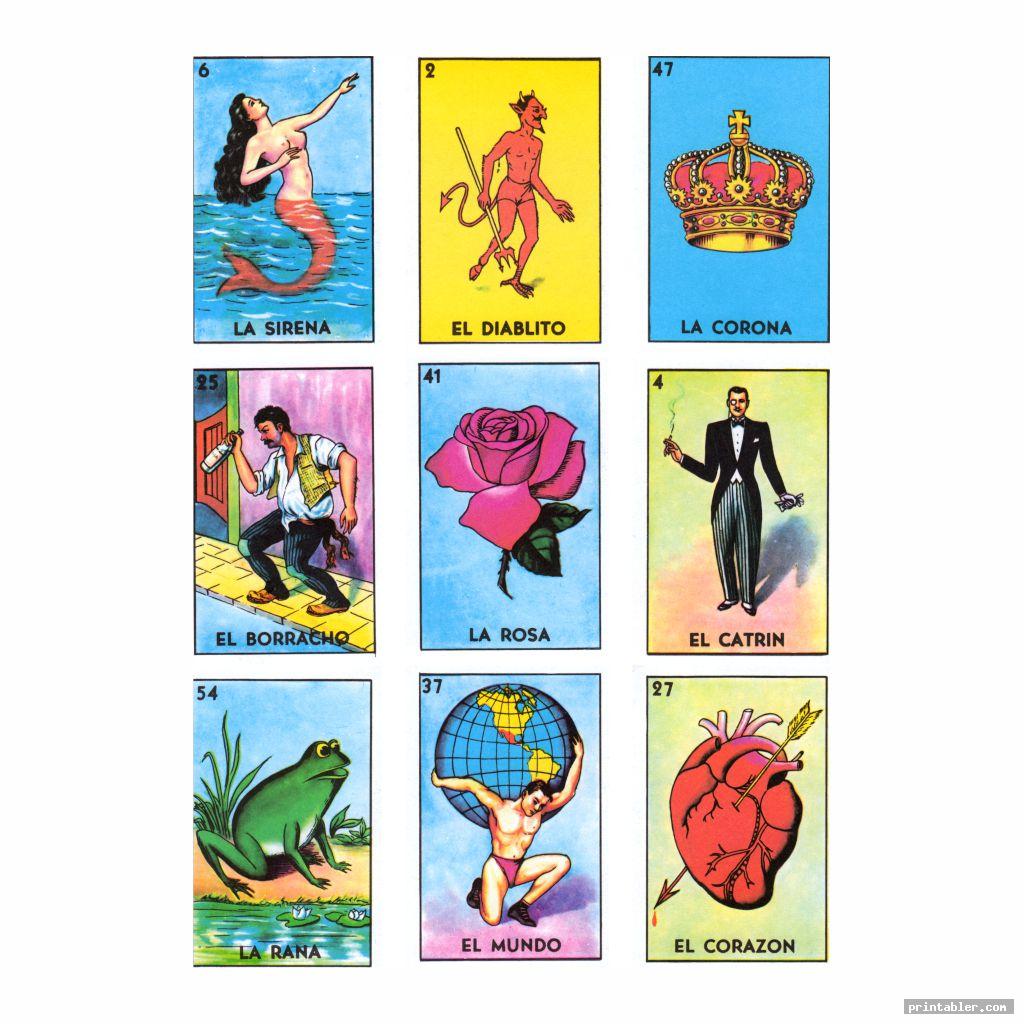 Printable Loteria Images Printable Word Searches