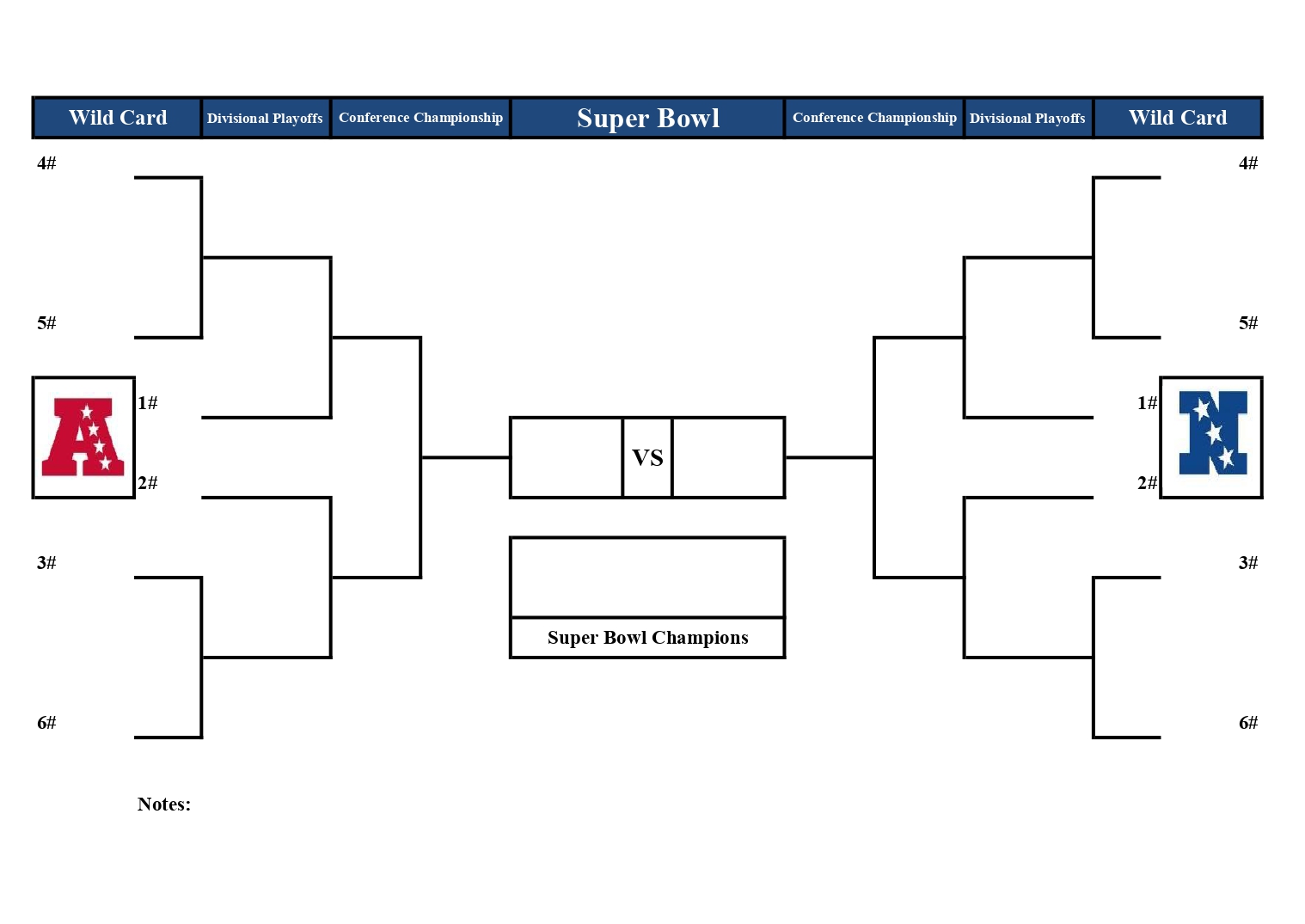 Printable Blank Nfl Playoff Bracket Printable Word Searches