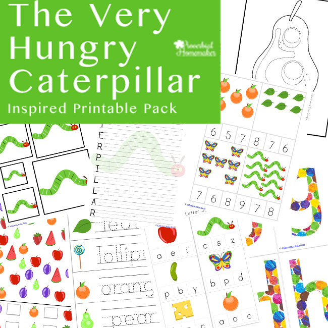 The Very Hungry Caterpillar Printables Sequencing Printable Word Searches