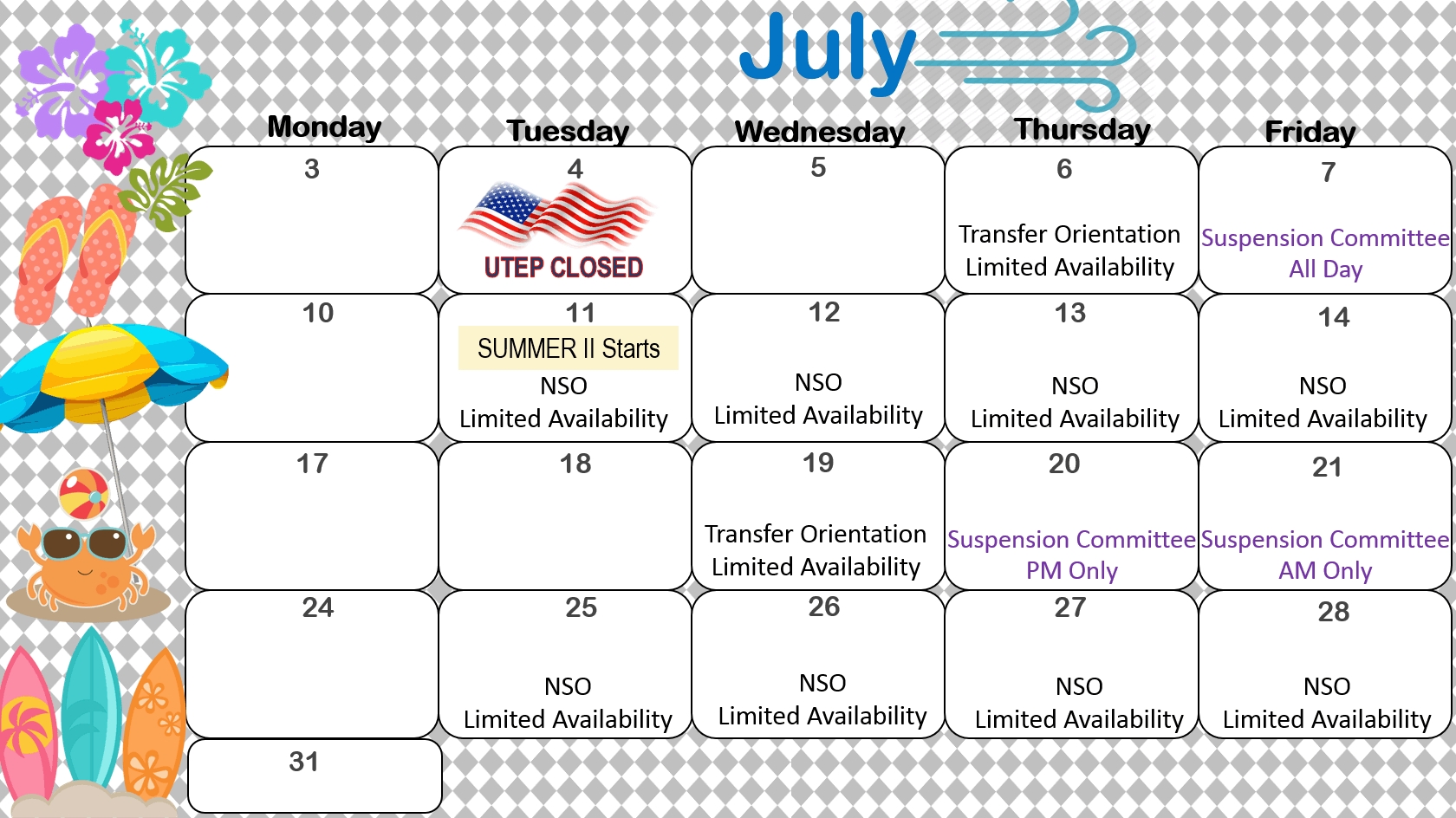 Utep Academic Calendar 2022 Printable Word Searches