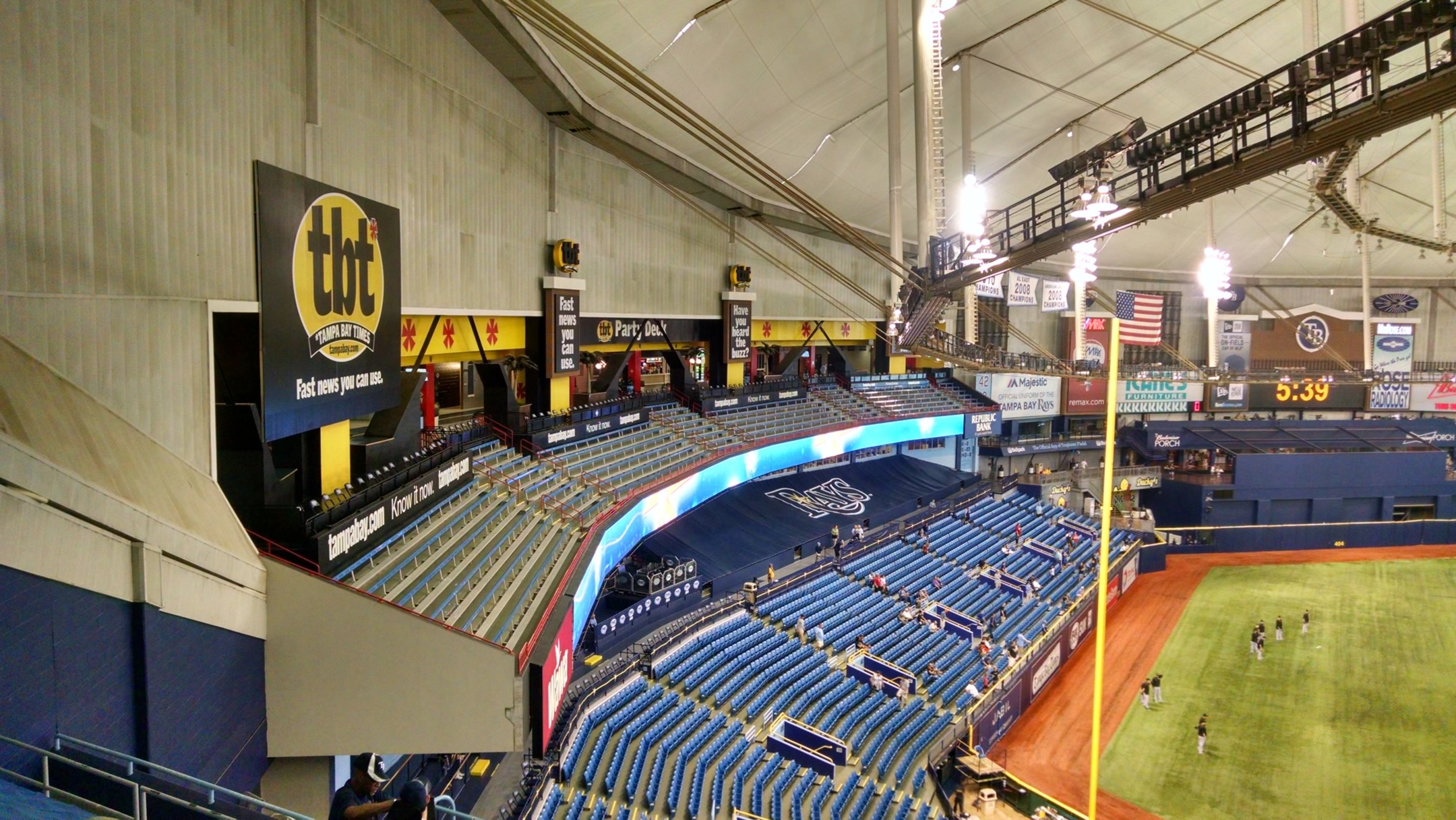 Tropicana Field Seating Chart Row Numbers Elcho Table