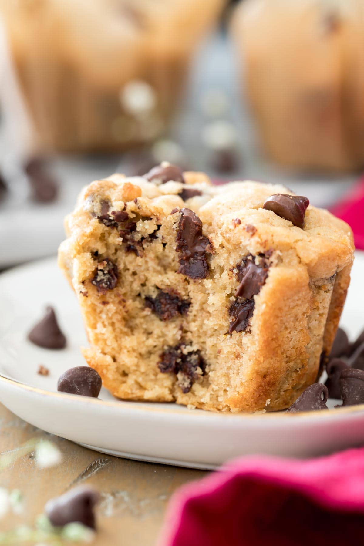 Peanut Butter Chocolate Chip Muffins