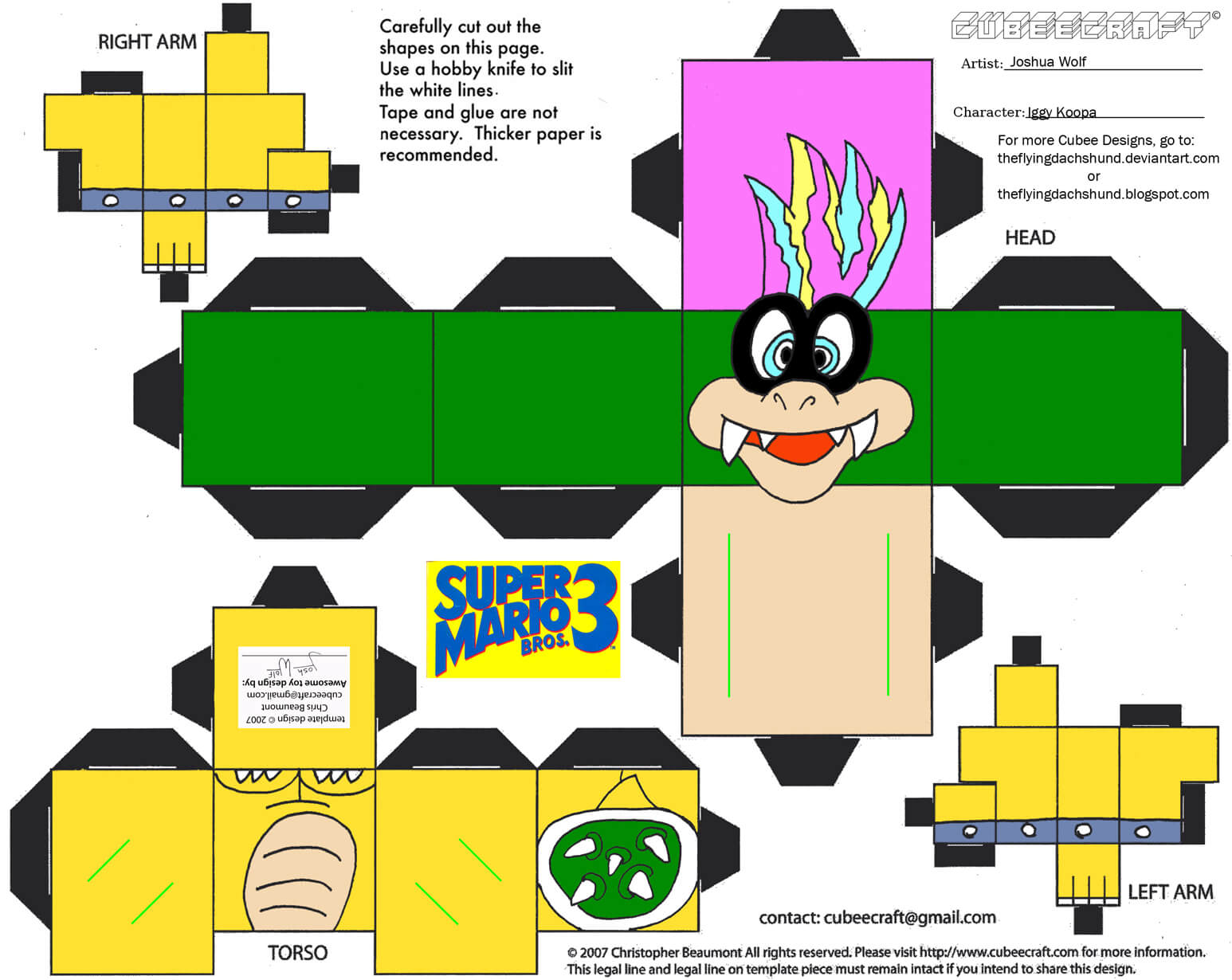 Mario Papercraft Templates Printable Calendars At A Glance