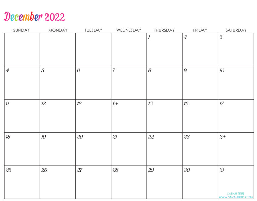 Printable 2022 Word Calendar Templates Calendarlabs Year 2022