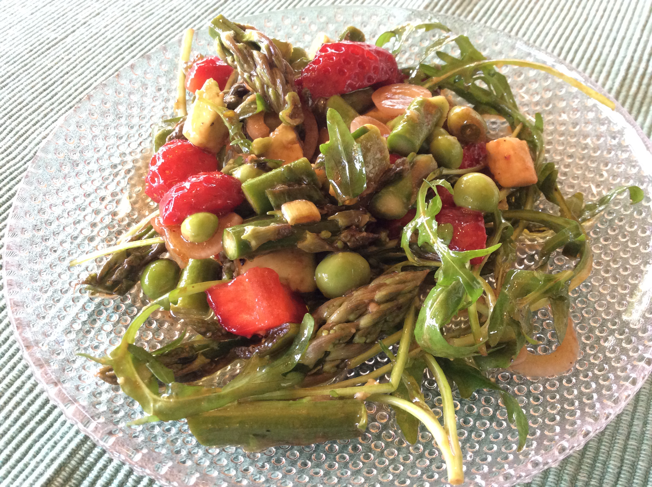 Salade Printanière Aux Asperges Et Petits Pois Simplement Cru