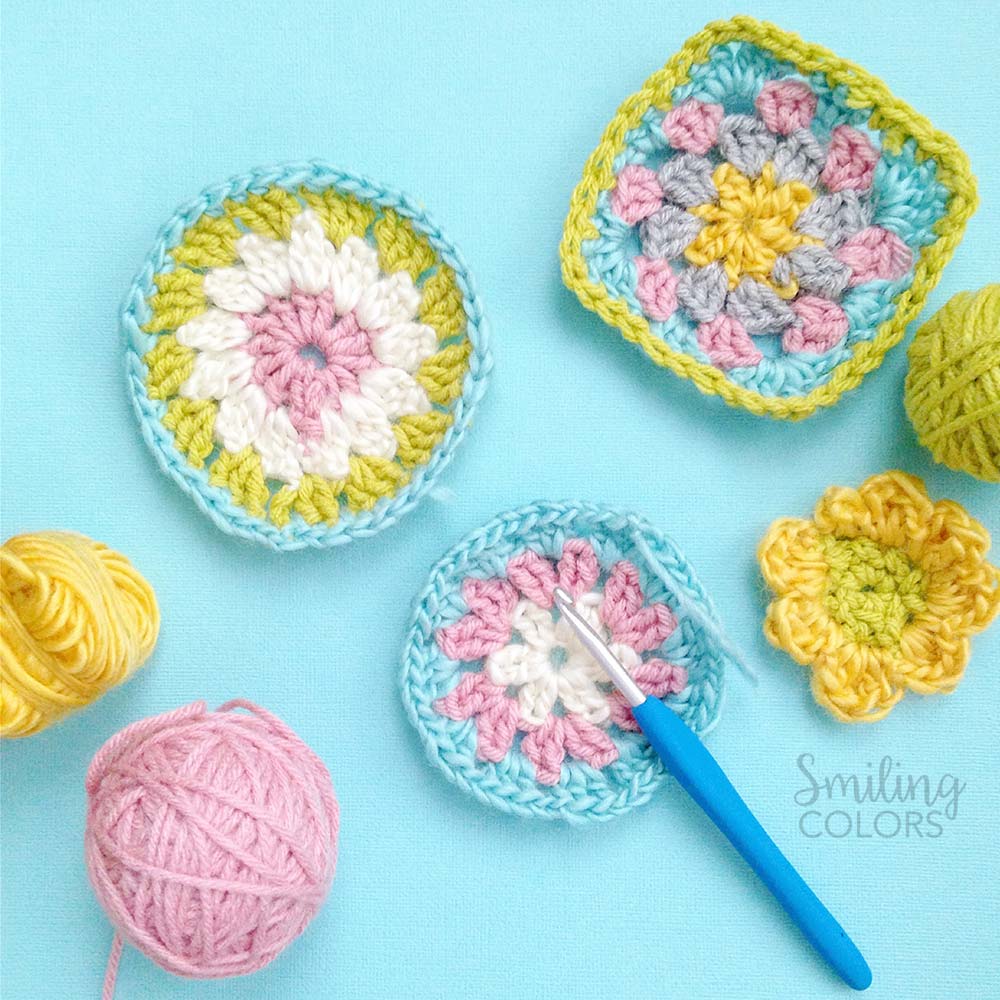 How To Crochet Granny Circles Smitha Katti