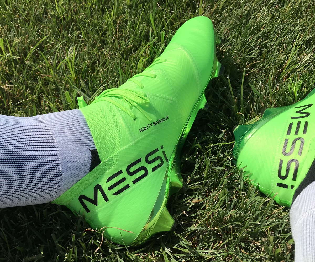 Messi Nemeziz 181 Solar Green Soccer Cleats 101