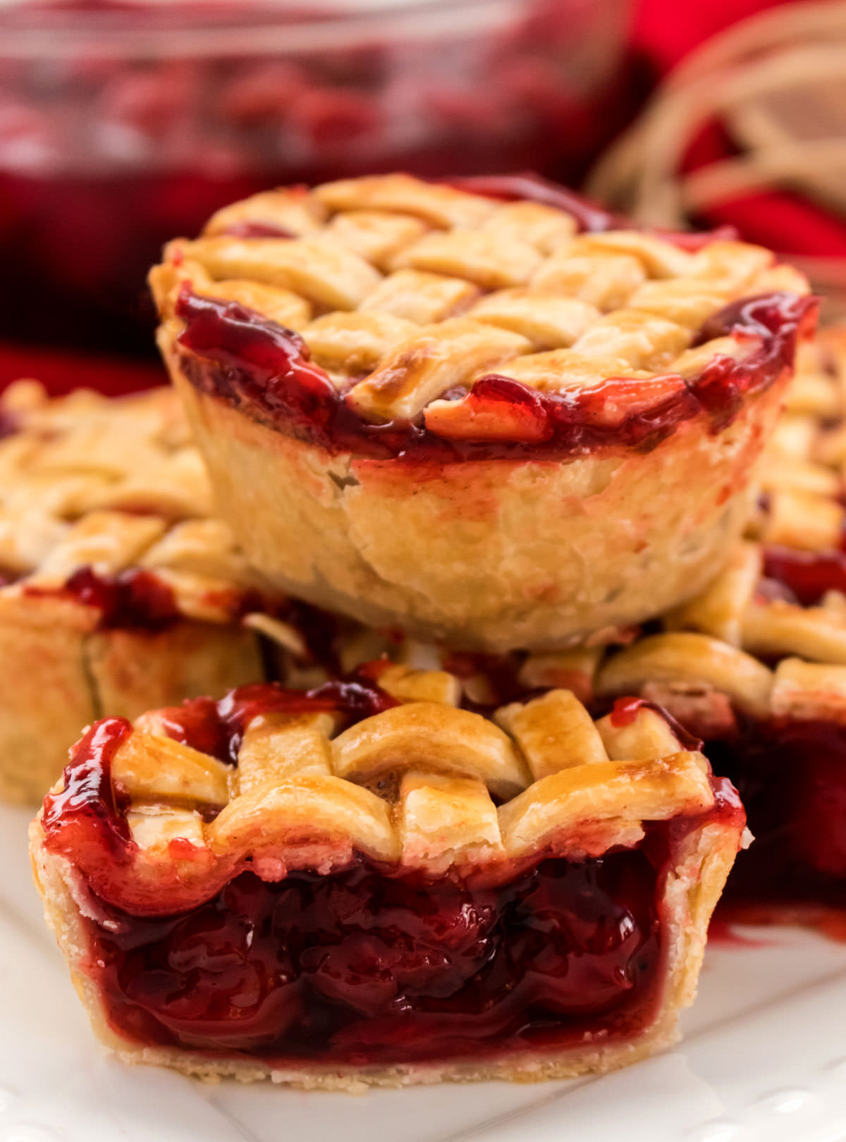 Mini Cherry Pies Two Sisters