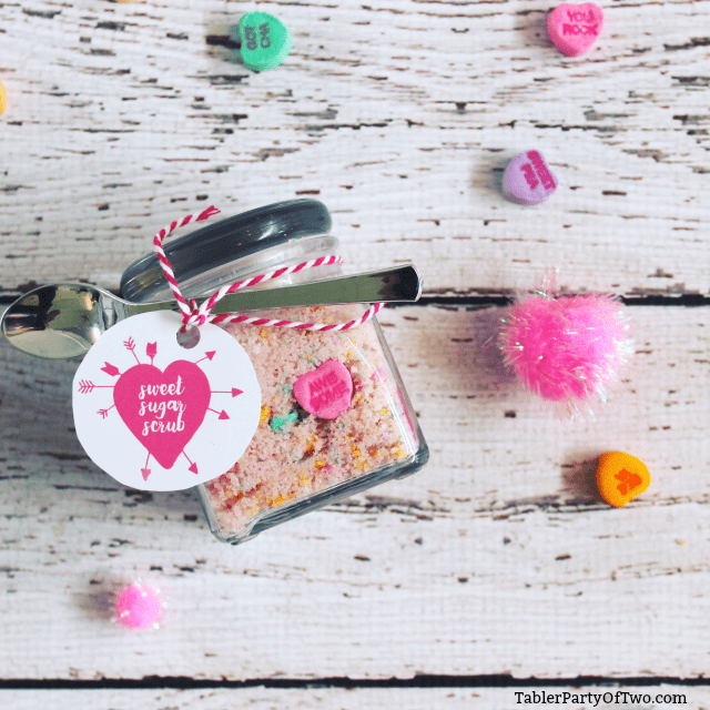 Conversation Hearts Sugar Scrub Tabler Party Of Two