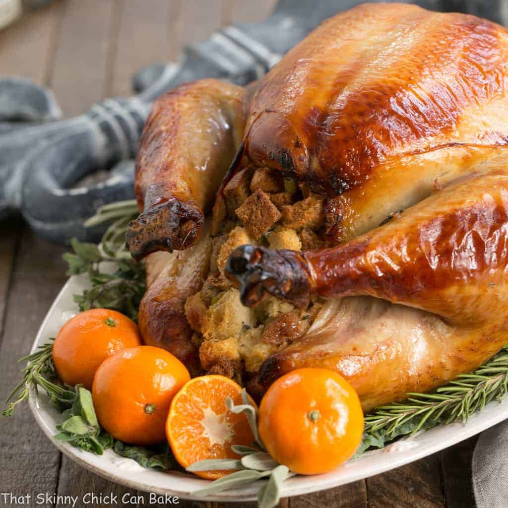 Holiday Honey Brined Turkey Recipe That Skinny Chick Can Bake