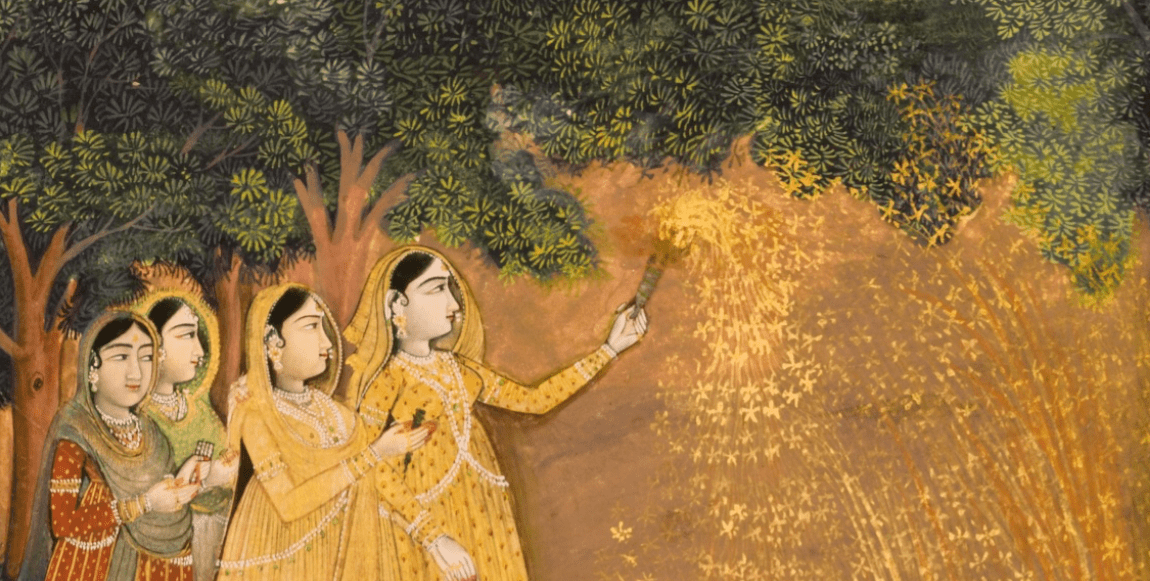 In Paintings Diwali And A History Of Firecrackers In India The